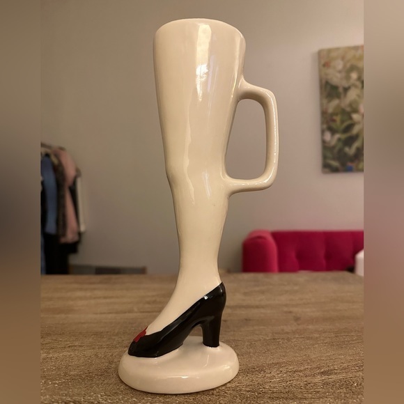 Vintage | Dining | Vintage Retro Lady Leg In High Heel Stein Mugby Game ...